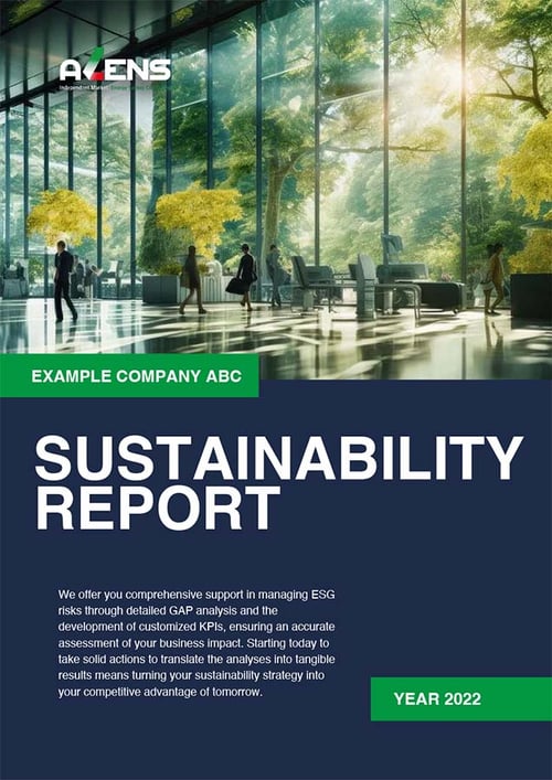 Download our Sustainability Report Example | Alens